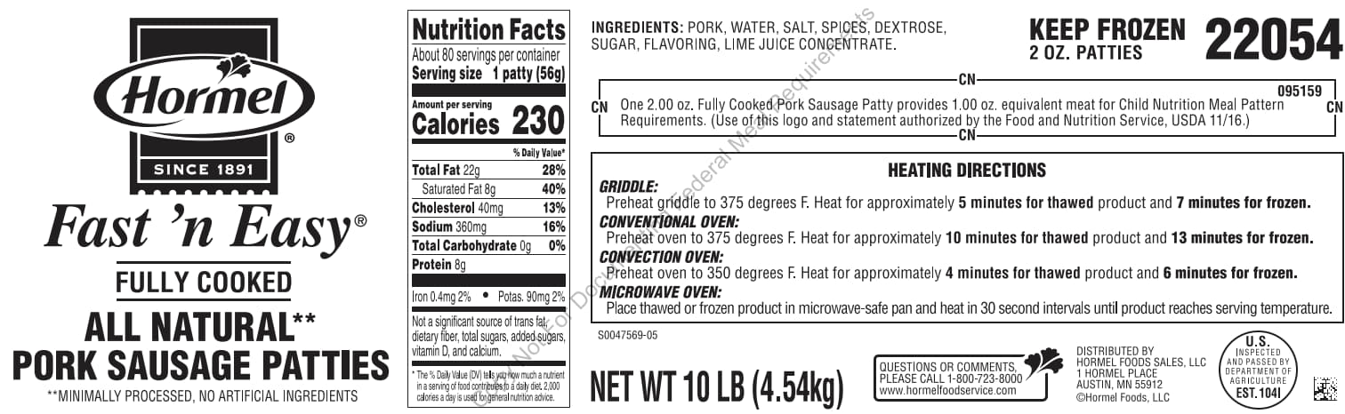 Merchants FoodService Specsheet