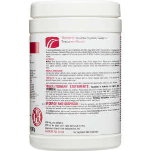 Clorox, Dispatch® Hospital Cleaner Disinfectant Towels with Bleach, 150 ...