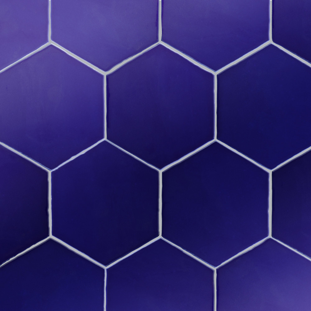 Viva Hex Azul 5-7/8 in. x 6-3/4 in. Ceramic Wall Tile | Merola Tile