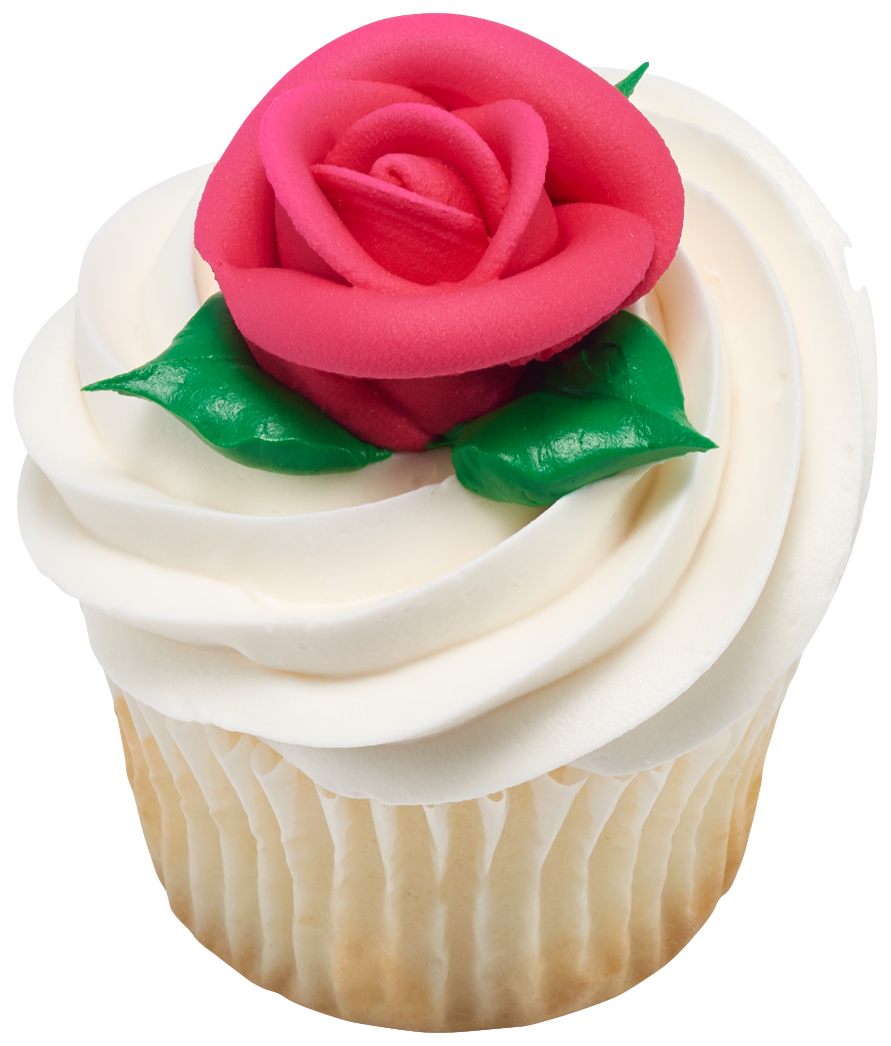 Fuchsia Medium Royal Icing Classic Roses | DecoPac