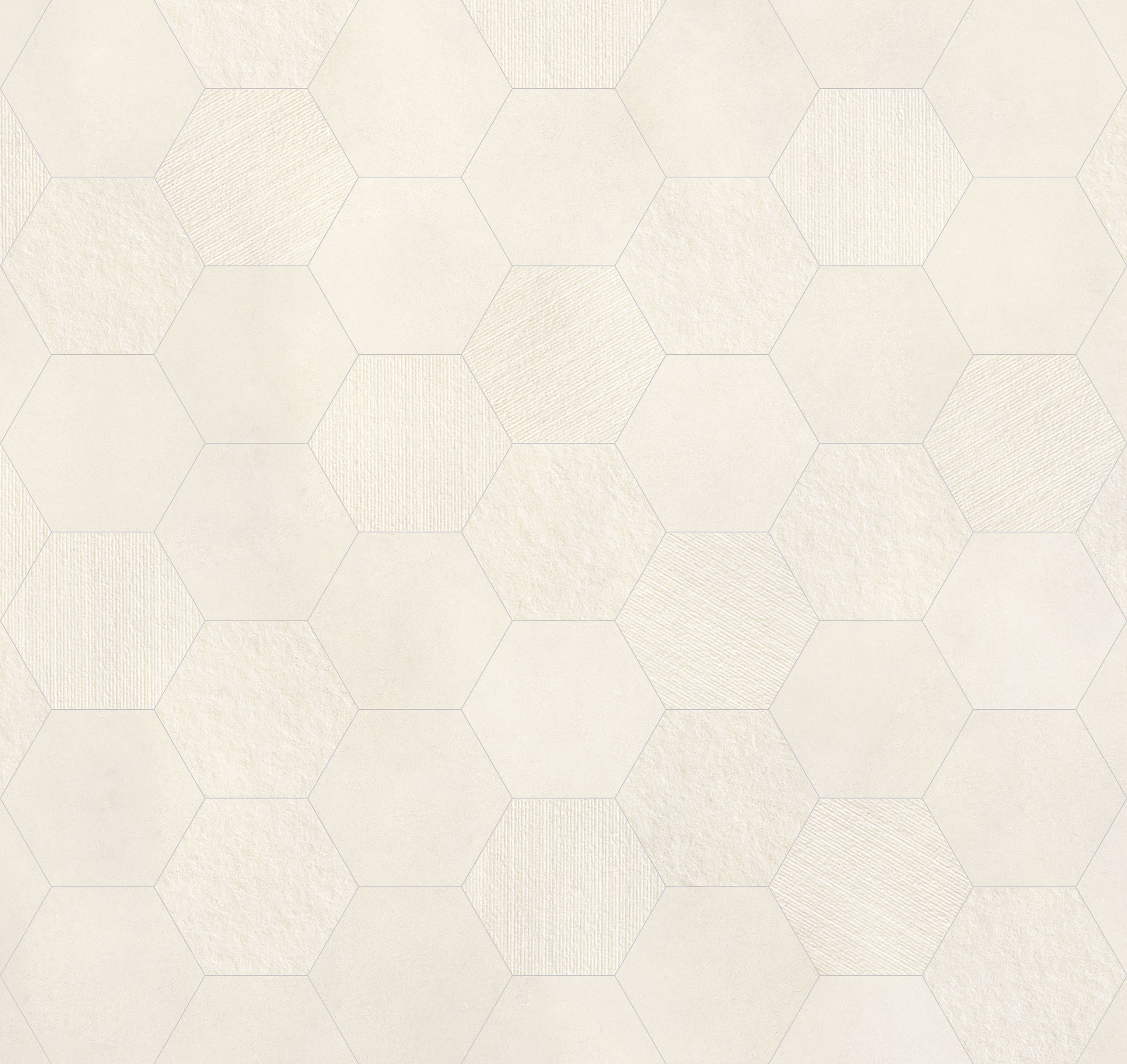 Shapes Tan 10" Hexagon Field Tile Chiseled - Virginia Tile Company