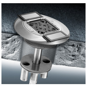 Hubbell Wiring Device - Kellems S1PT4X4AL Aluminum Finish SystemOne One ...