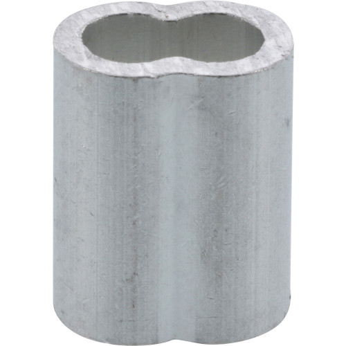 Aluminum Rope Ferrule (11/16" Length for 3/16" diameter Rope) - 10 pc