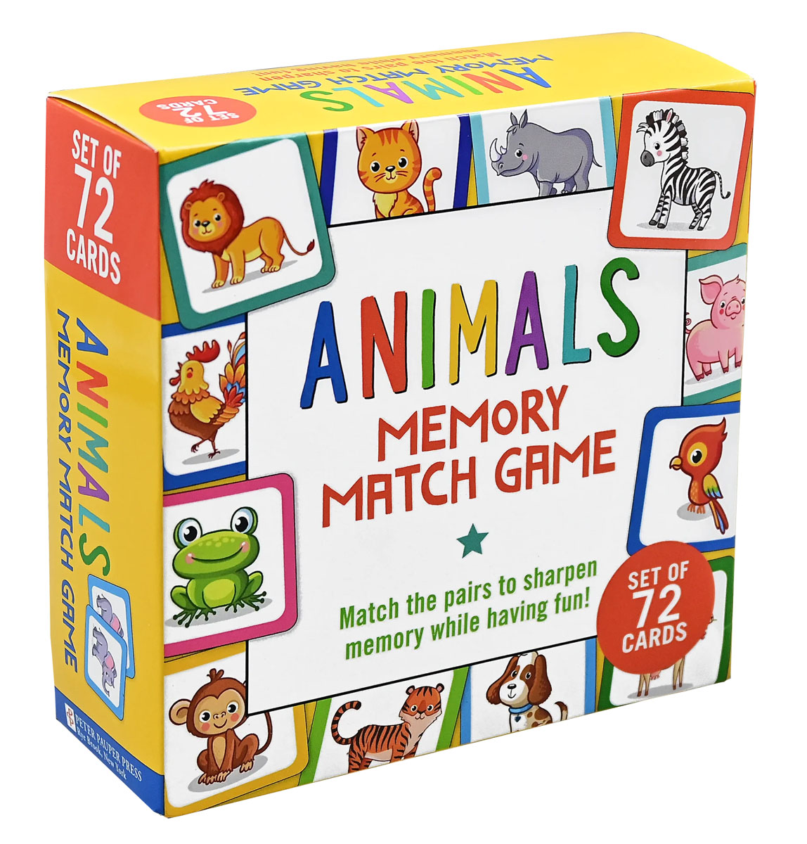Animals Memory Match Game