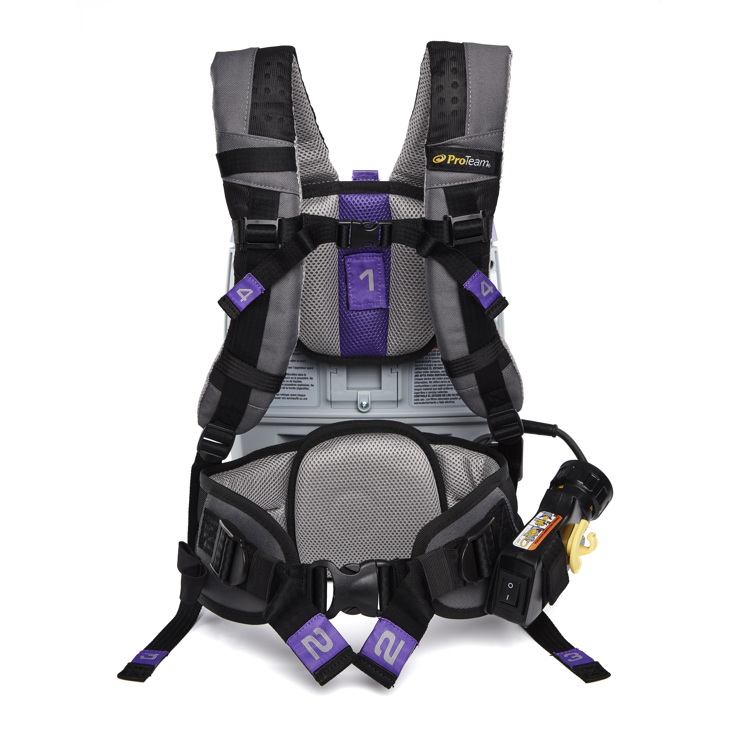 GoFit 3 PH, 3 qt. Backpack Vacuum w/ Commercial Power Nozzle Kit