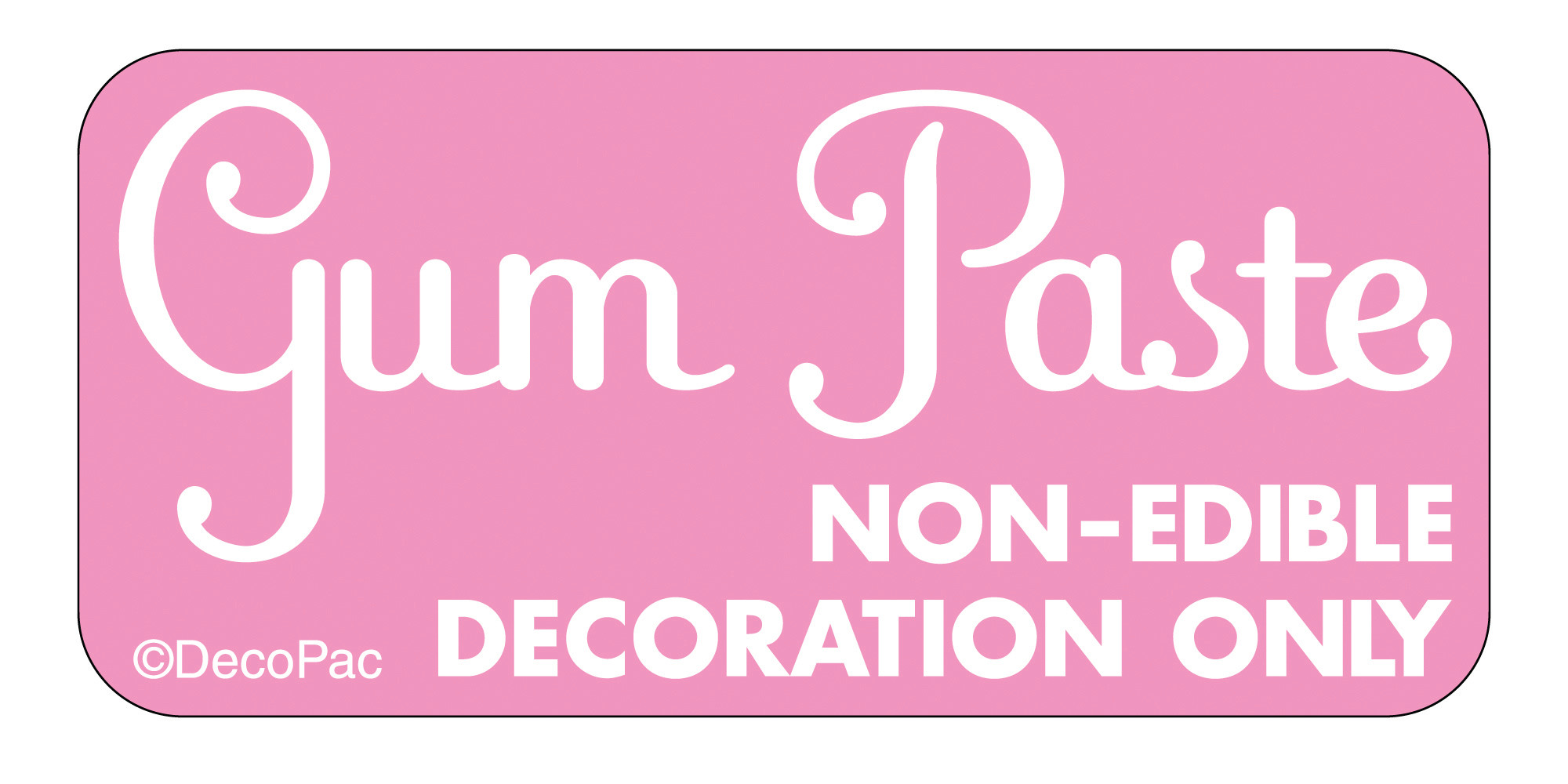 Gum Paste Label | DecoPac