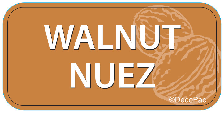 Walnut Label | DecoPac