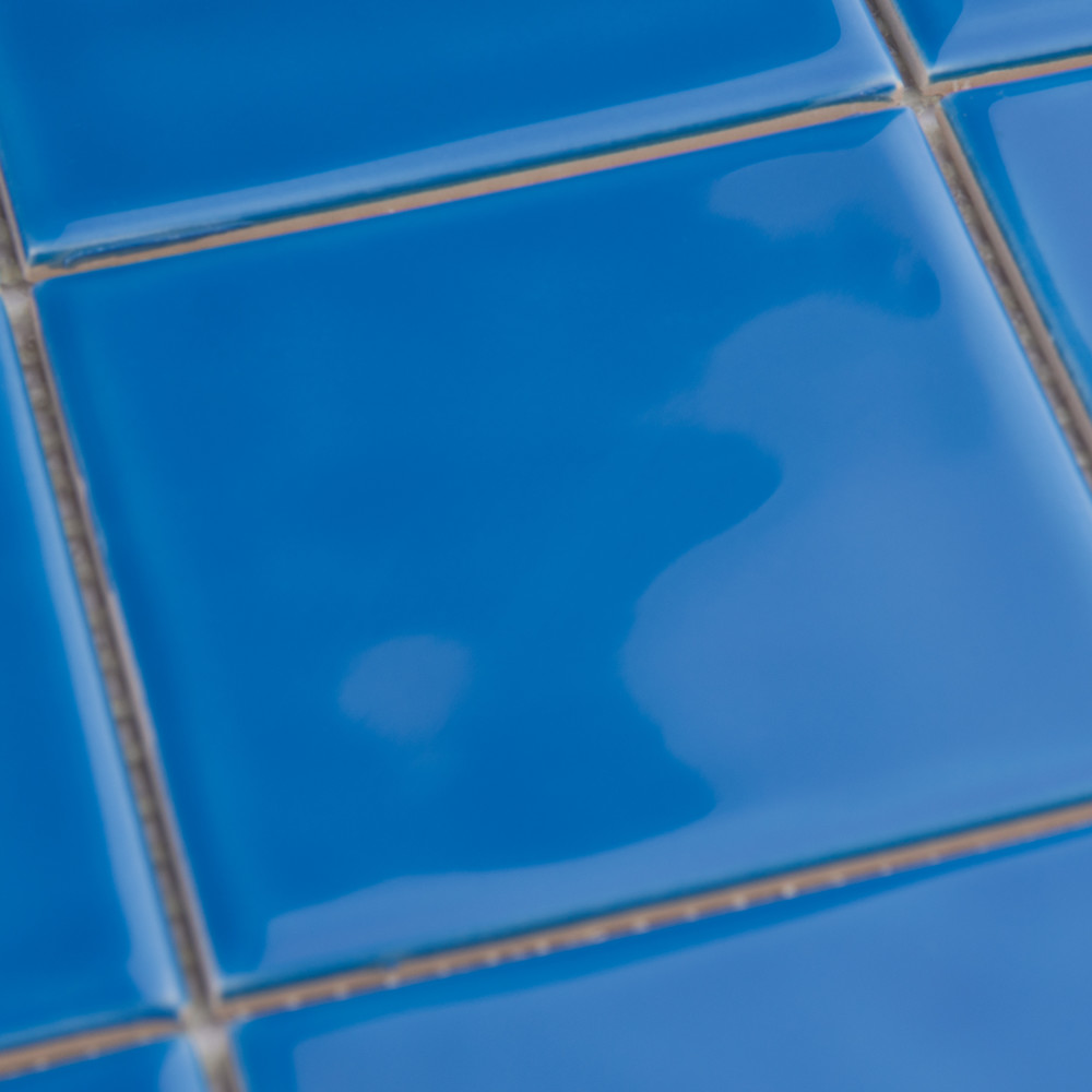 Twist Square Blue Sky 11-3/4 in. x 11-3/4 in. Ceramic Mosaic Tile ...