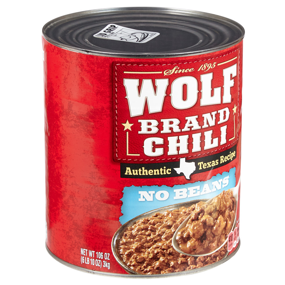 WOLF Brand Chili With No Beans | Conagra Foodservice