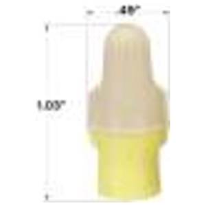 3M T/Y+JUG Residential Wire Connector, Tan/Yellow, 500 Per Jug ...