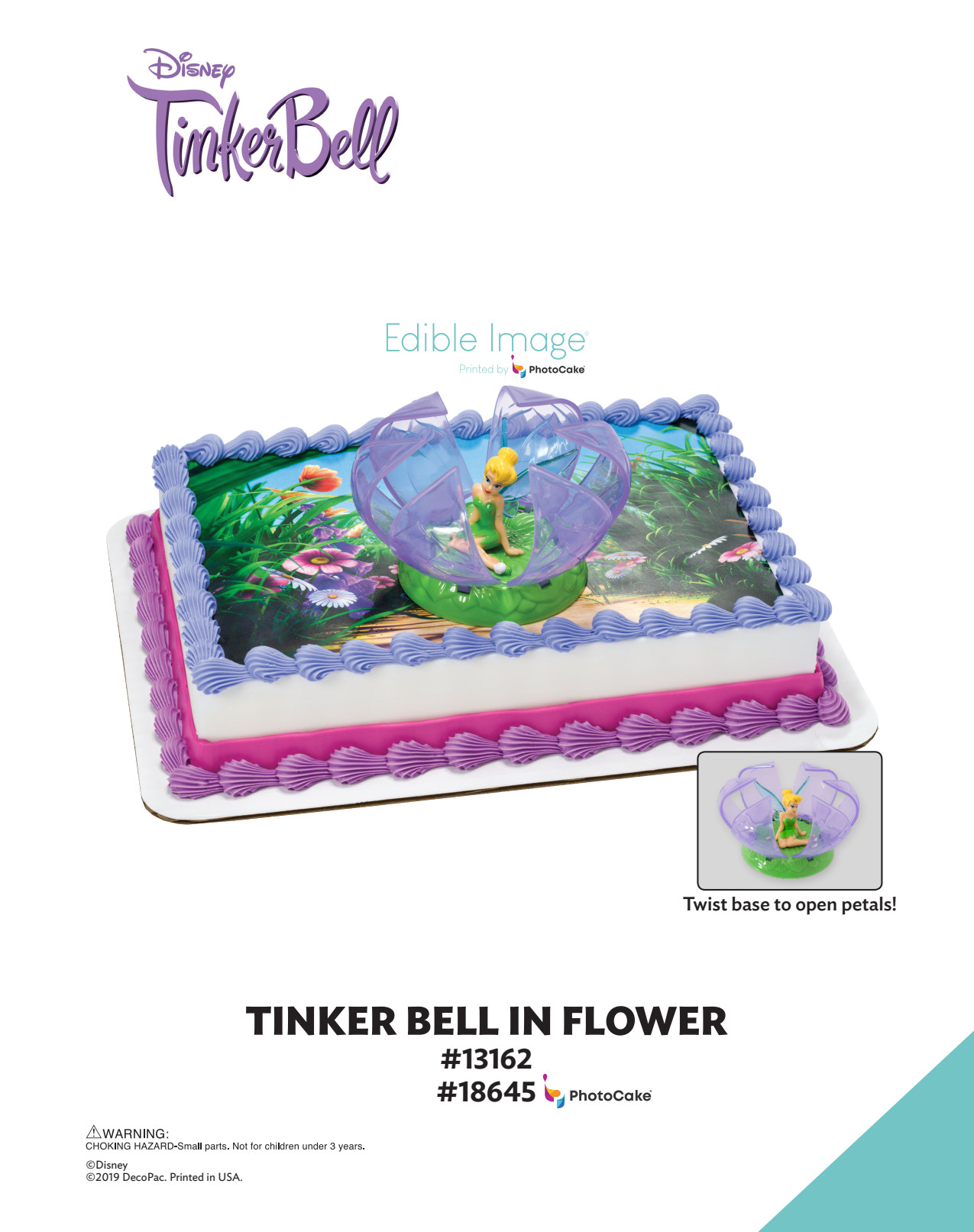 Tinker Bell Tinker Bell N Flower Bgo Tmoc Page | DecoPac