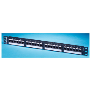 Ortronics (Legrand) OR-SP6U24 TechChoice® Cat 6 Patch Panel, 24-Port, 1 ...