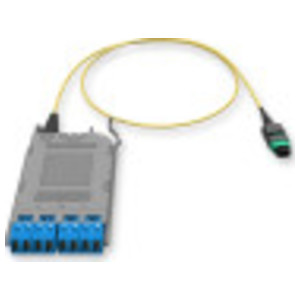 Corning ECM8-04E8-GE8B-010F Fiber Port Breakout Module, LC, Plenum, TIA ...