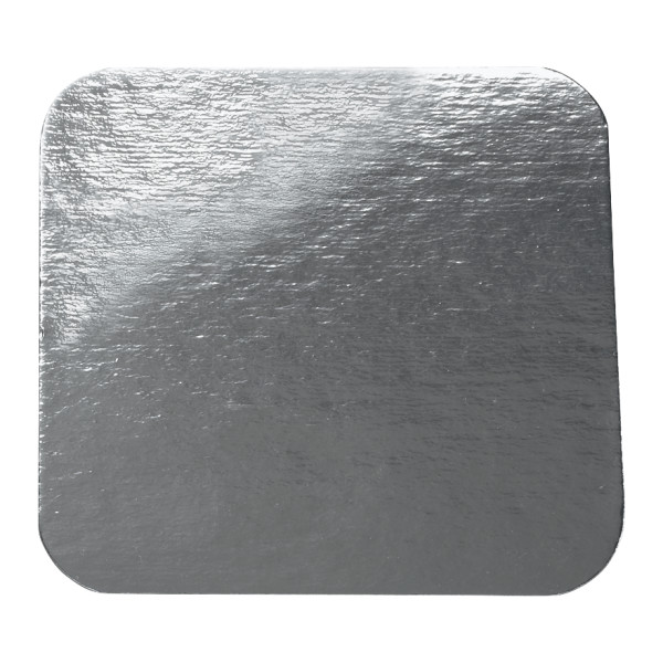 5" Square Silver Card | Cake Board | DecoPac