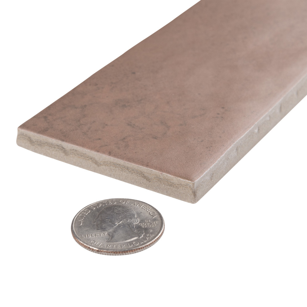 Heritage Wine 2-3/8 in. x 9-5/8 in. Porcelain Floor and Wall Tile ...