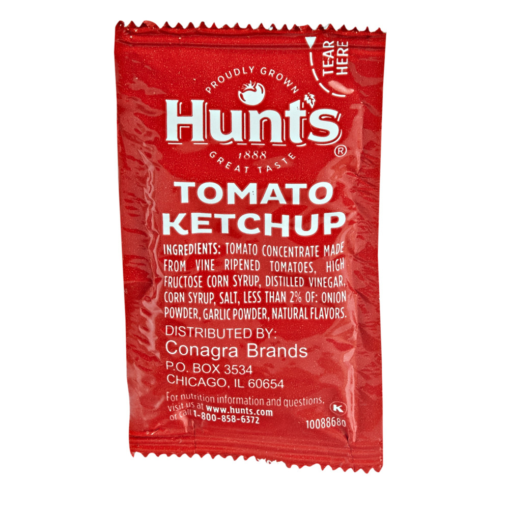 Hunt's Tomato Ketchup Portion Control Packets - 1000/9g | Conagra ...