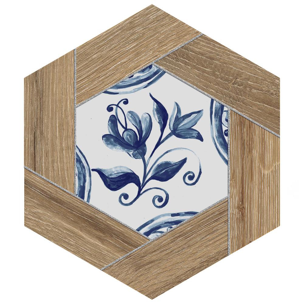 Gador Hex 9-1/8 in. x 10-1/2 in. Porcelain Floor and Wall Tile | Merola ...