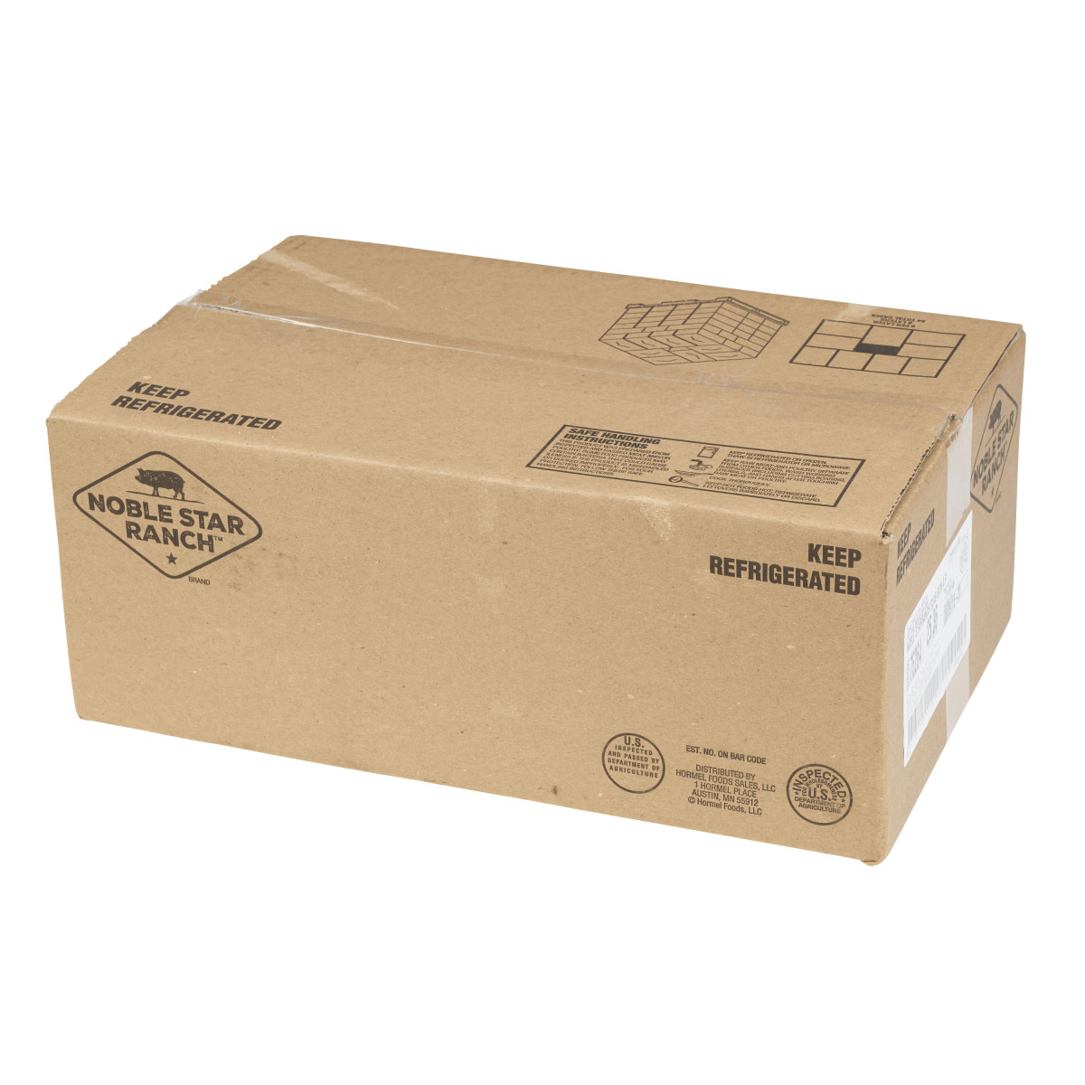 OLD SMOKEHOUSE® Bacon, Cob Smoked, Sugar Cured, 1/2 Slab, 4 pc • Hormel ...