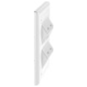 Panduit CFPSL4WHY Mini-Com® Classic Series Sloped Faceplates With ...