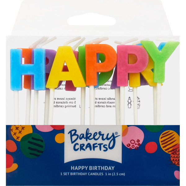 Bright Happy Birthday Letters Decopac
