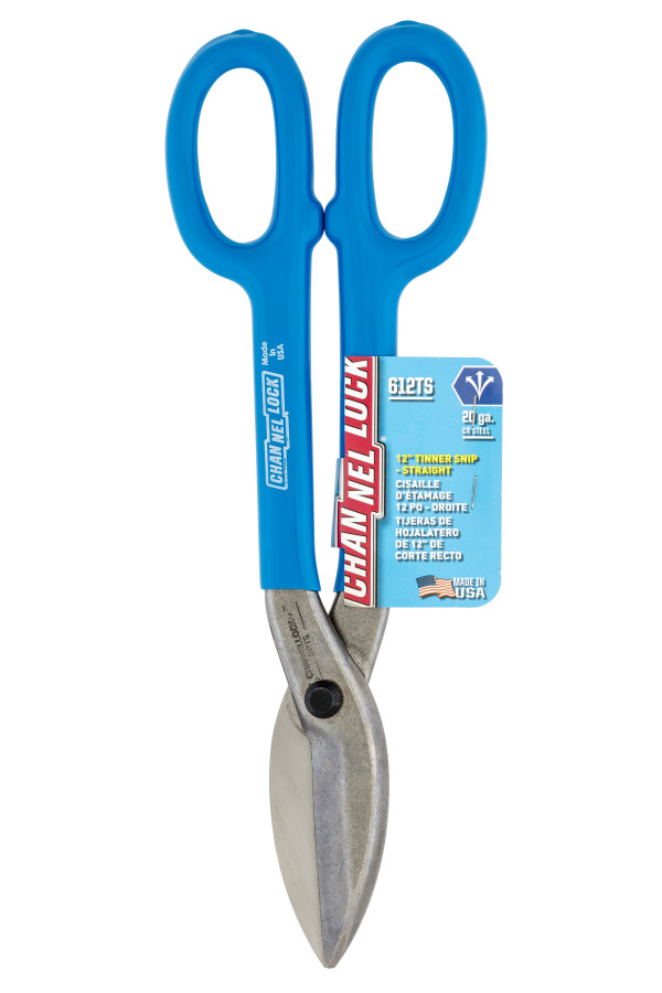 612TS 12-inch Straight Tinner Snip - Channellock, Inc.