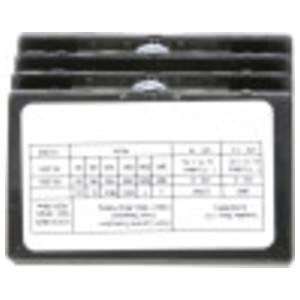 Square D (Schneider Electric) 9080LBA362101 Power Distribution Block, 3 Pole, 1 Line 1 Load ...