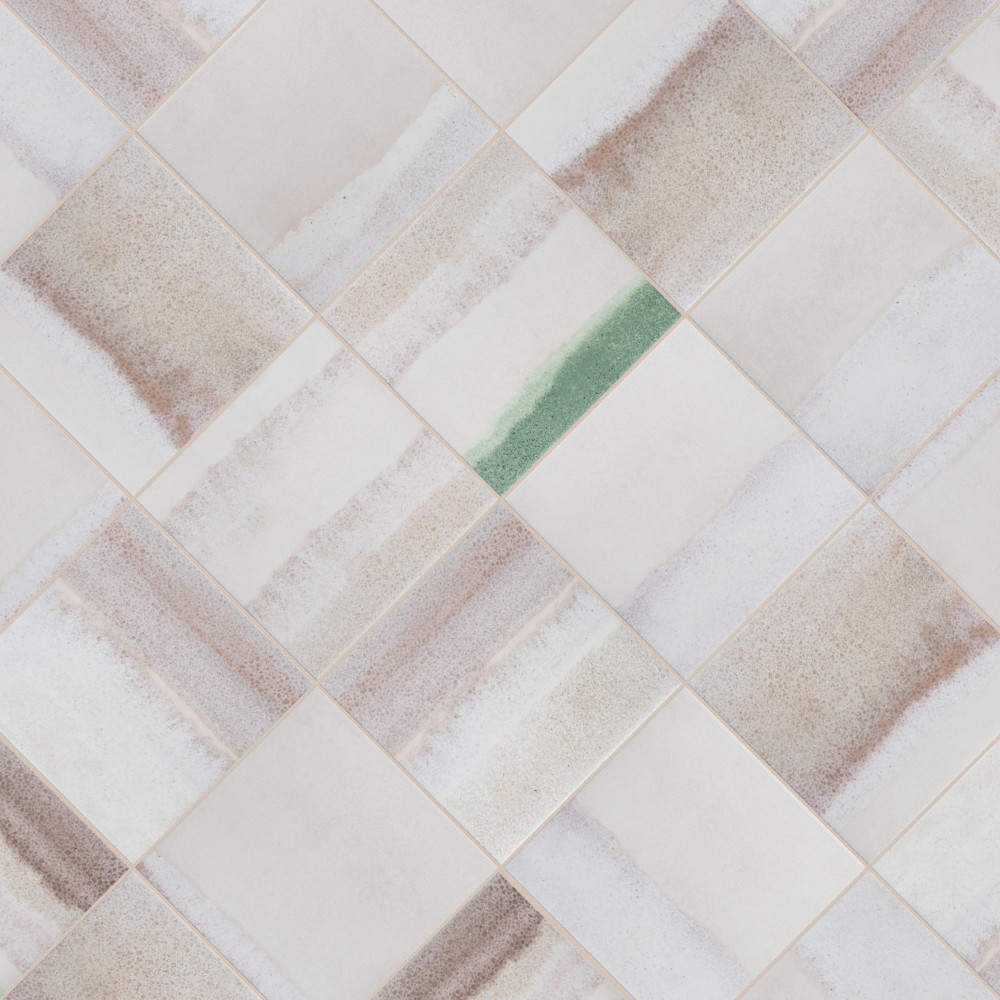 Matter Canvas Bone Green 6 in. x 6 in. Porcelain Floor and Wall Tile ...