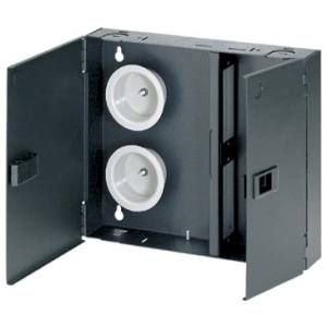 Panduit FWME2 Opticom® Enclosure, Fiber Optic, Wall Mount, 2 Panel ...