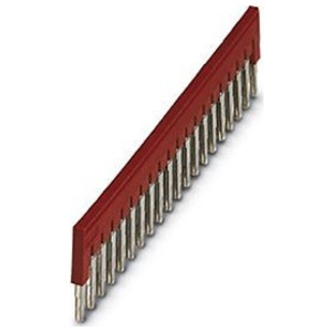 Phoenix Contact 3030365 Terminal Block Plug-in Bridge, Red, 20-Position ...