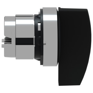 Square D (Schneider Electric) ZB4BJ3 Head For Selector Switch, Harmony XB4, Metal, Black, 22mm ...