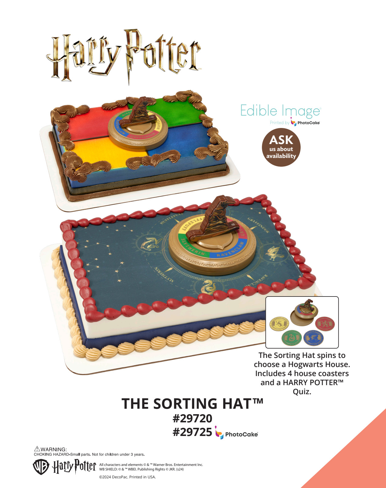 Harry Potter The Sorting Hat 5b28e62e 5b0b 4fe7 9089 8c37ed2ed504 | DecoPac