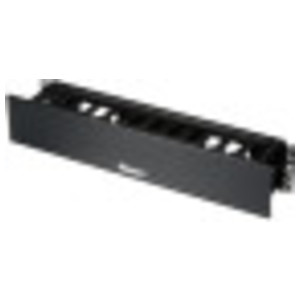 Panduit WMPHF2E PatchLink™ Cable Manager, Horizontal, Front Only, Bend Radius Clips, 2RU, 3.5 H ...