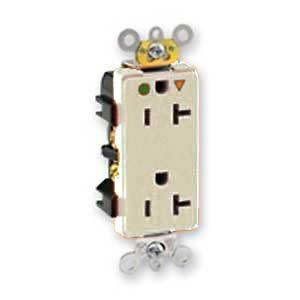 Leviton 16362-IGT Decora Plug Straight Blade Duplex Receptacle ...