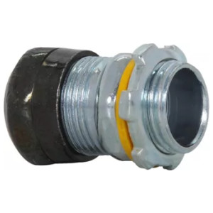 Crouse Hinds (Eaton) 650RT Compression Connector, Zinc Plated Steel ...