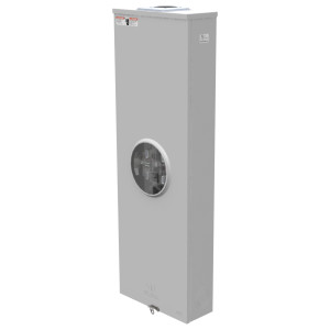 Milbank U1779-RRL-5T9-K3-K2 Ringless Meter Socket, Type 3R, 1-Phase, Overhead, 5-Jaws, Lever ...