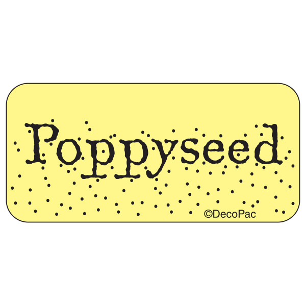 Poppyseed Photocake Label | DecoPac