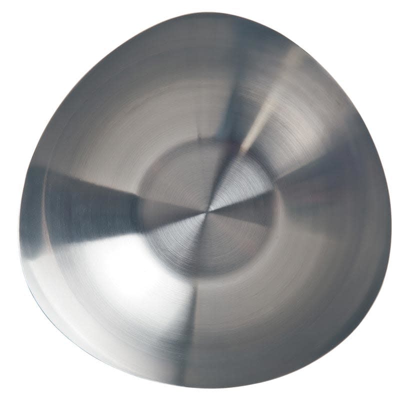 7 1/2" Brushed Metal Tri Tip Bowl, 38 Oz - Libbey FS