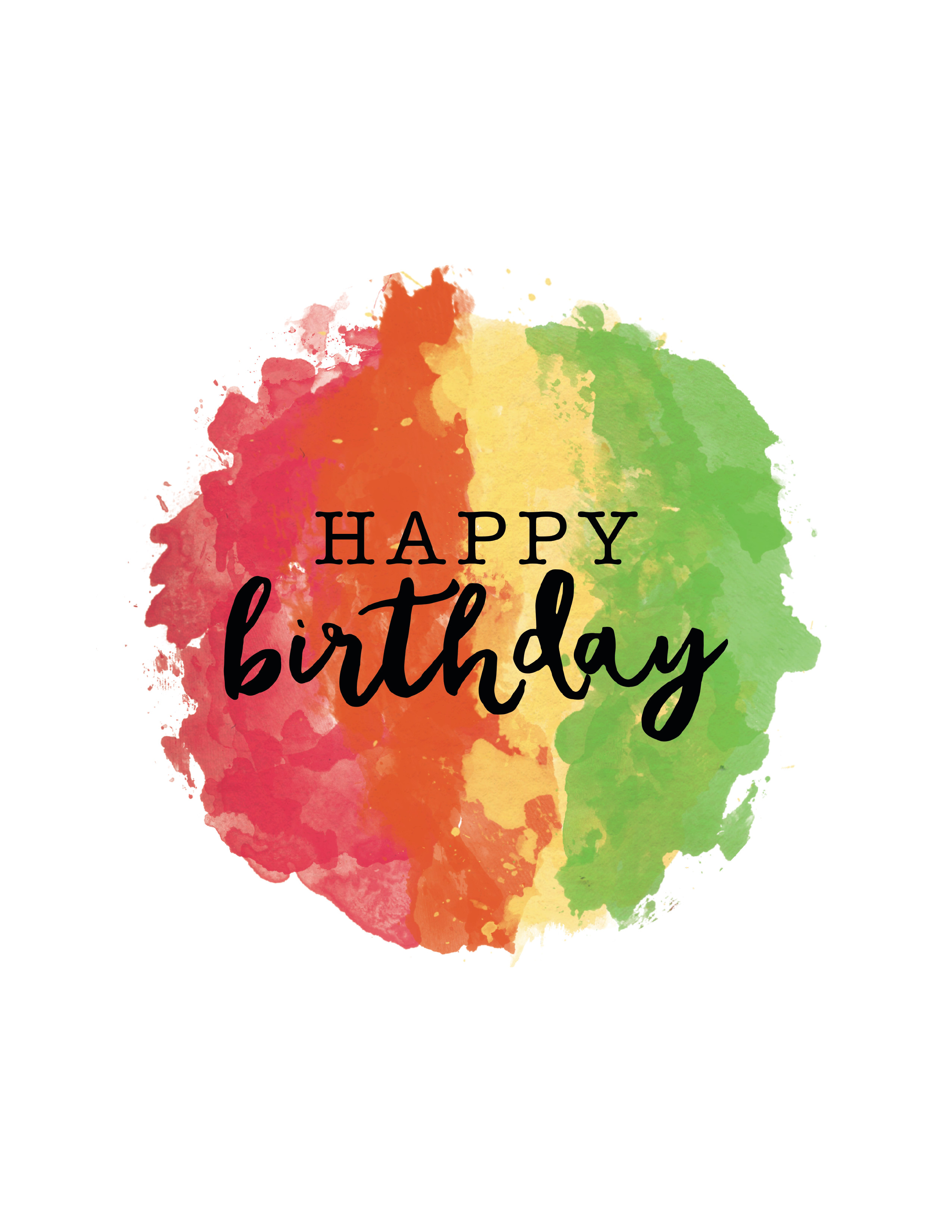 Tropical Watercolor Birthday | DecoPac