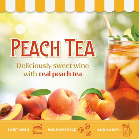 Sutter Home Peach Tea Wine Cocktail