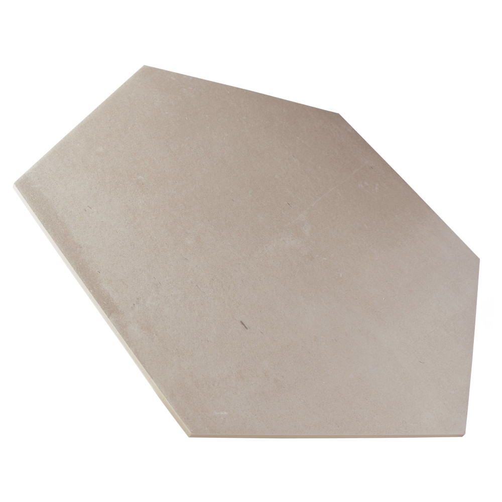 Argillos Hex Arena 20-1/2 in. x 23-5/8 in. Porcelain Floor and Wall ...