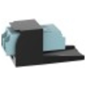 Panduit CMDSAQLCZBL Mini-Com® SFF Duplex LC, Multimode, Fiber Optic ...