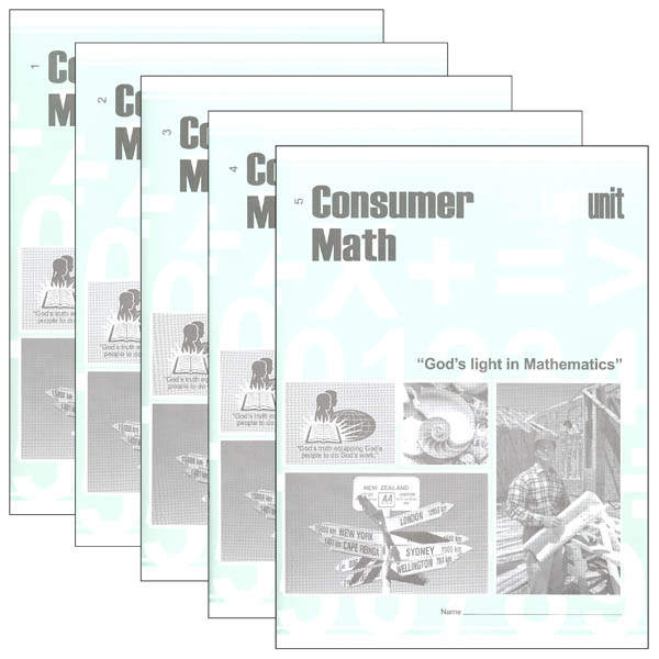 Consumer Math Answer Key Set