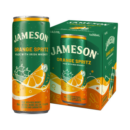 Jameson Orange Spritz Irish Whiskey Cocktail