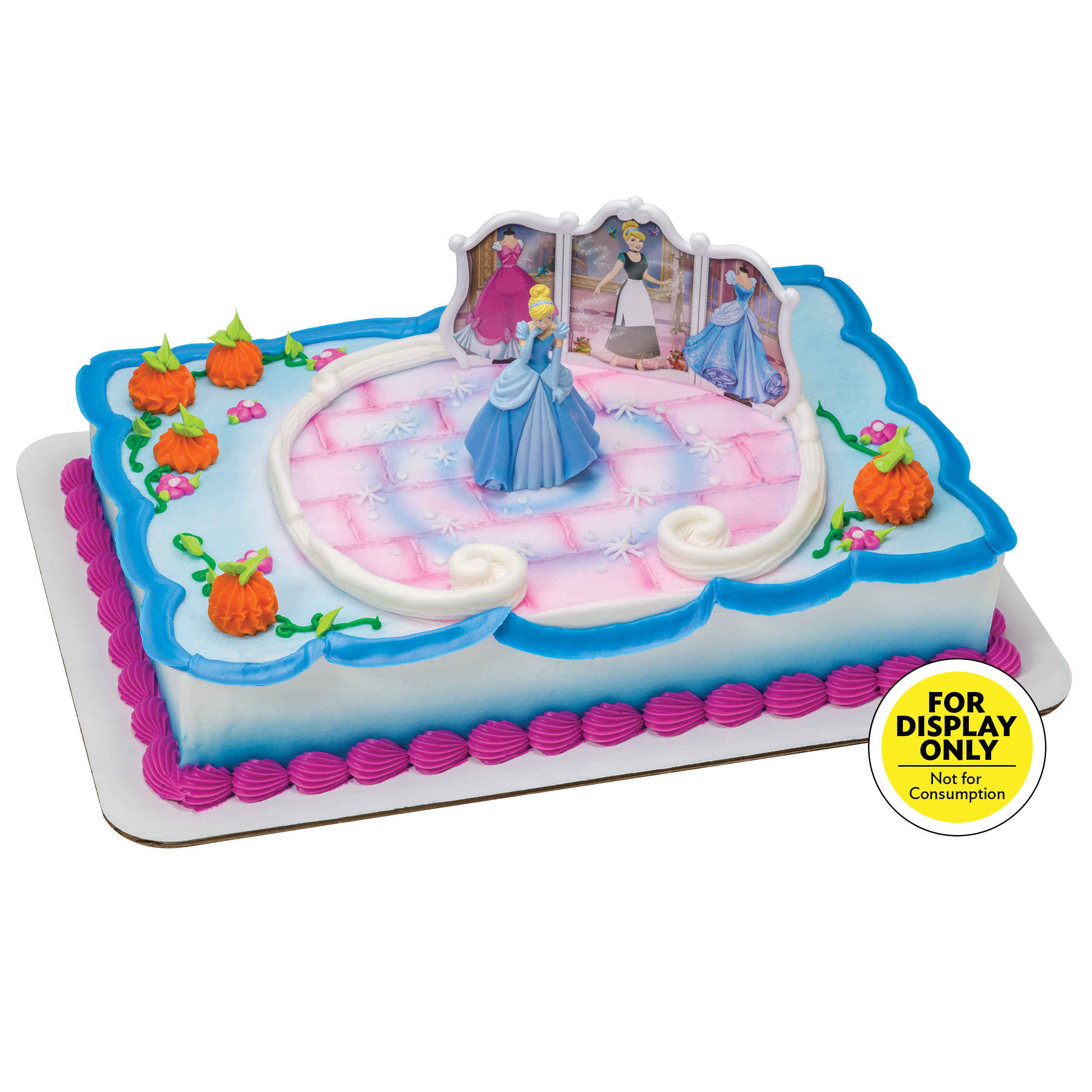 Disney Princess Cinderella Transforms Decoset Decodisplay Cake | DecoPac