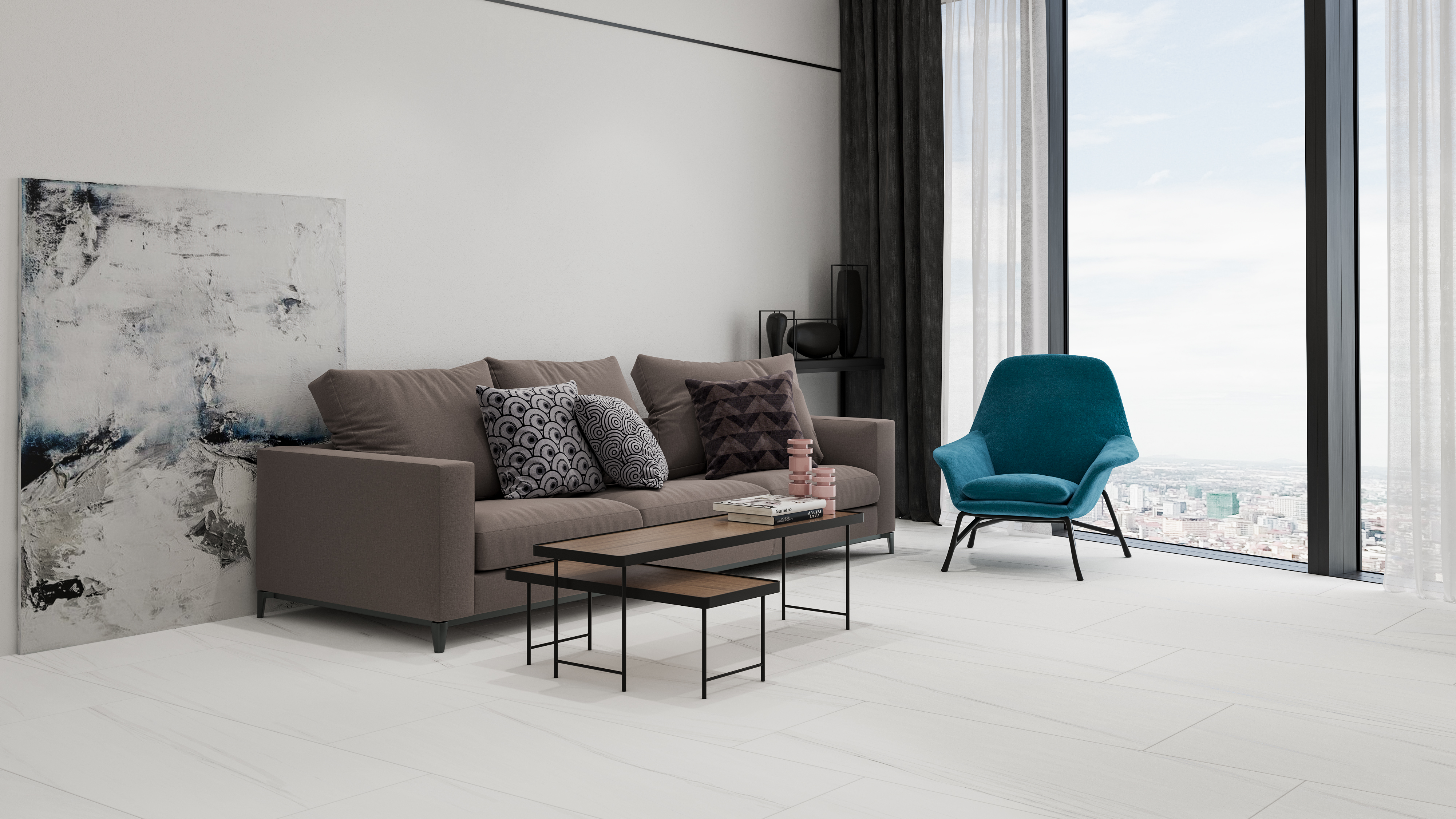 Vesta White 12x24 Field Tile Matte Rectified - Virginia Tile Company