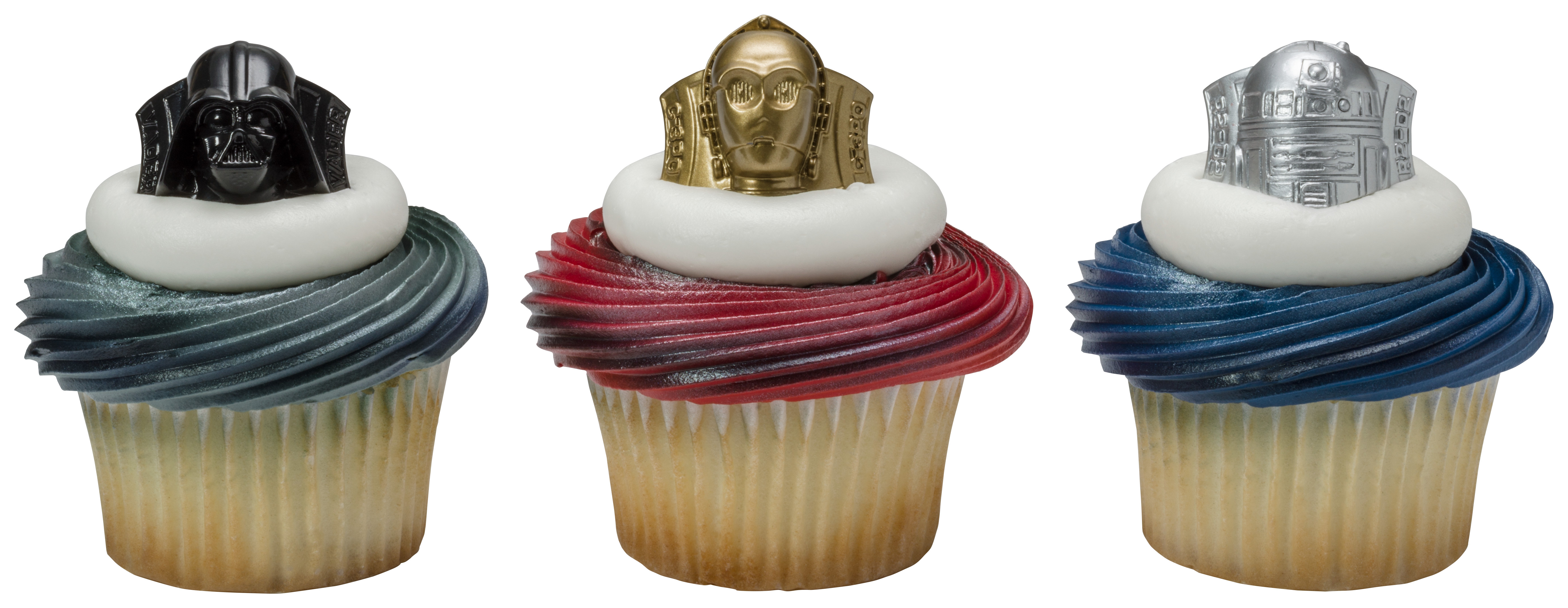 Star Wars Darth Vader R2 D2 C 3po Cupcake Rings | DecoPac