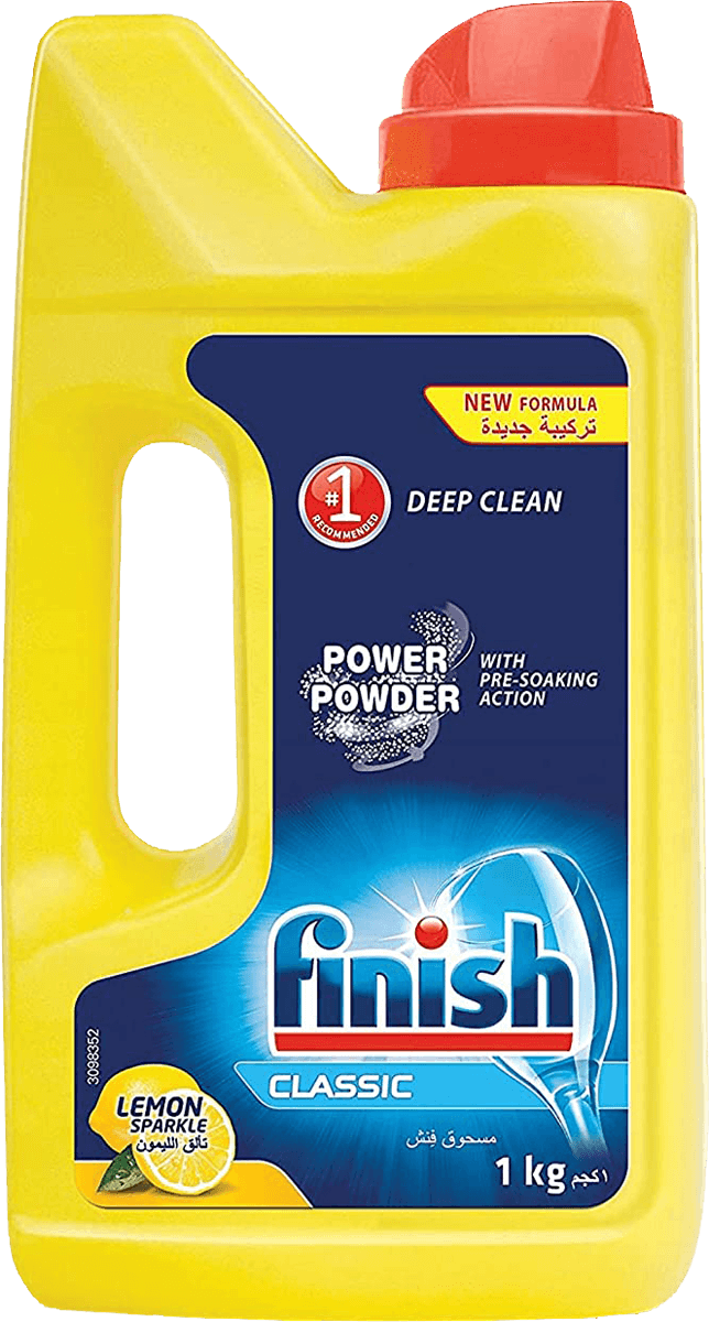Finish® Dishwasher Detergent Powder 1kg Lemon | Finish® Arabia