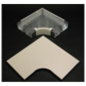 Wiremold (Legrand) V4011FO 4000 Series Flat Elbow Fitting, Ivory, 3/4 ...