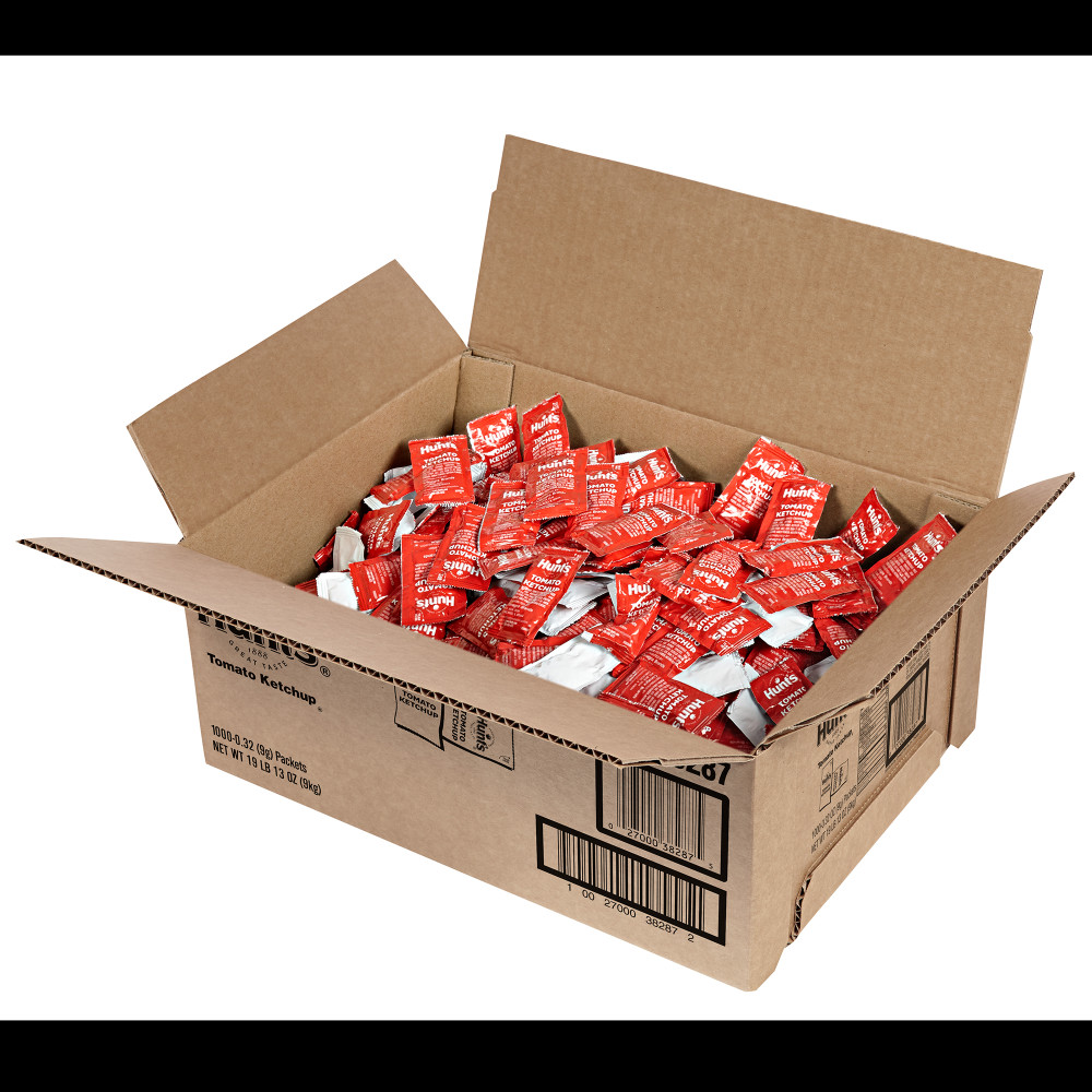 Hunt's Tomato Ketchup Portion Control Packets, 1000/9g | Conagra ...