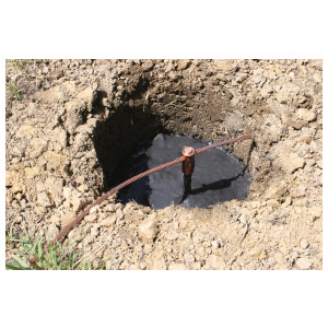 NVent Erico 613400 Copper-Bonded Ground Rod, Pointed, 3/4 In. Dia, 10 ...